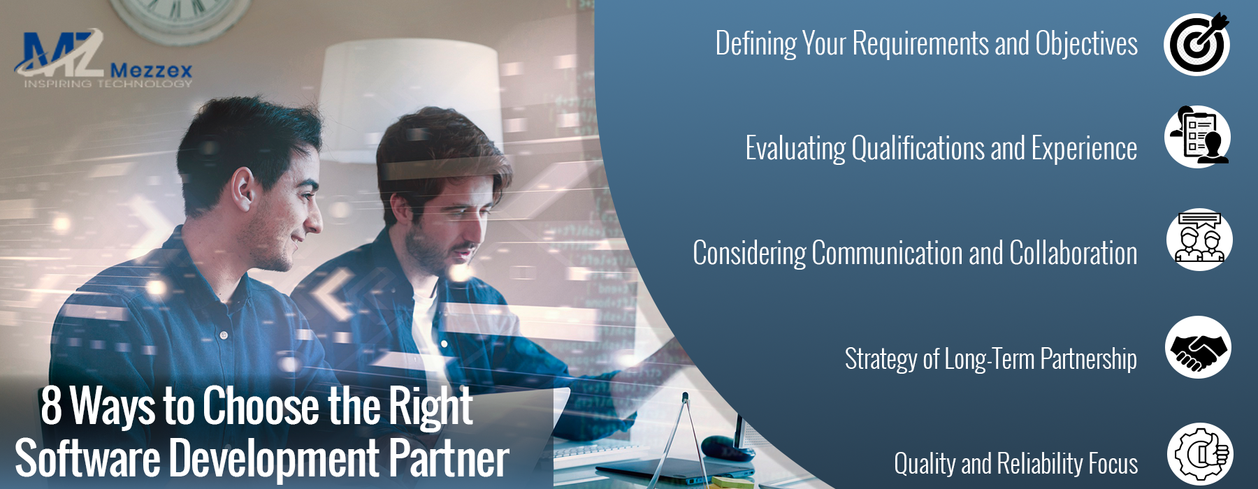8 Ways to Choose the Right Software Development Partner Mezzex Blog