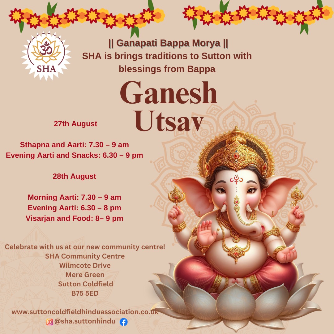 Ganesh Utsav - Sutton Coldfield Hindu Association