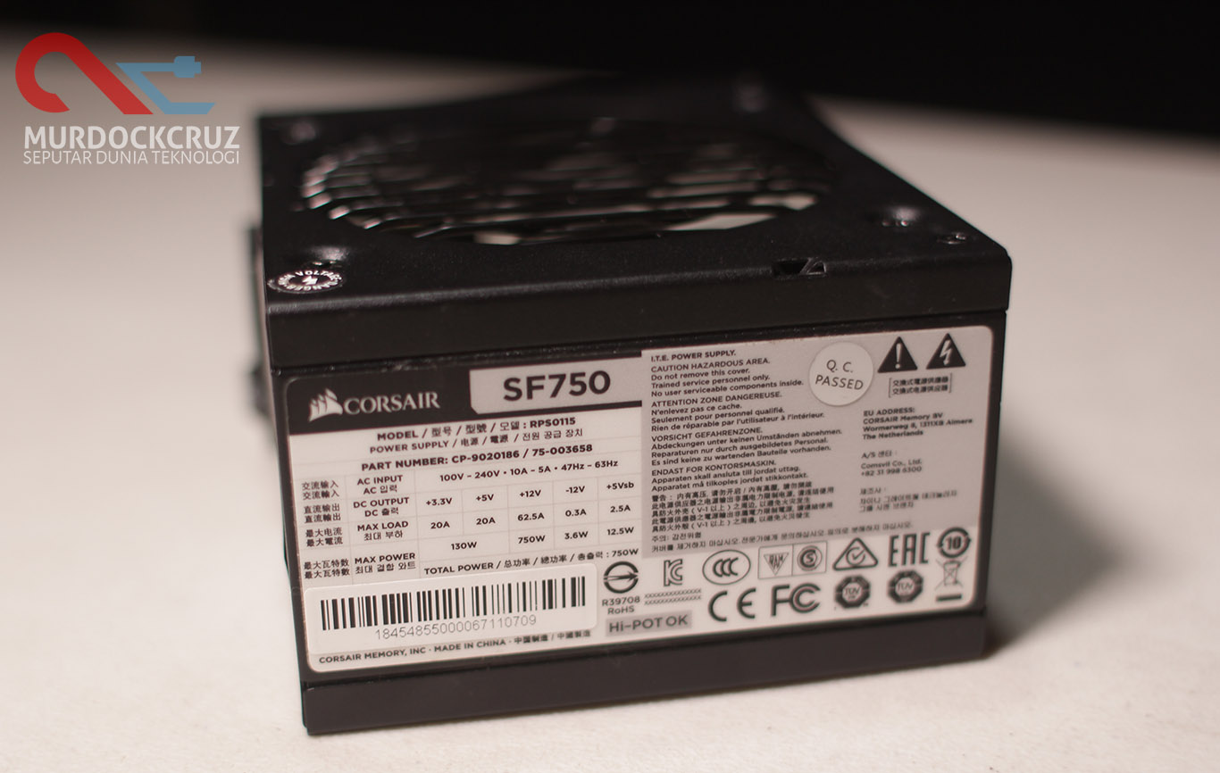Corsair SF750 SFX PSU 80+ Platinum : Monster Kecil Dengan Kekuatan ...