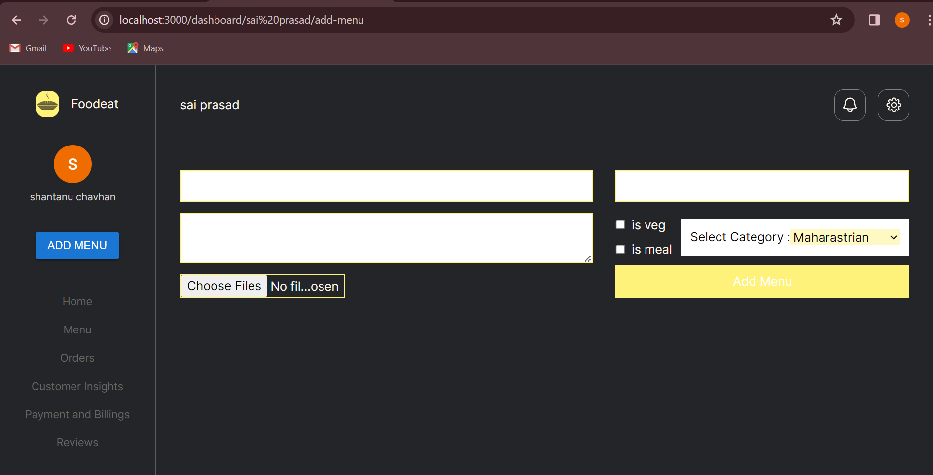 GitHub - shantanuchavhan/foodeat-app