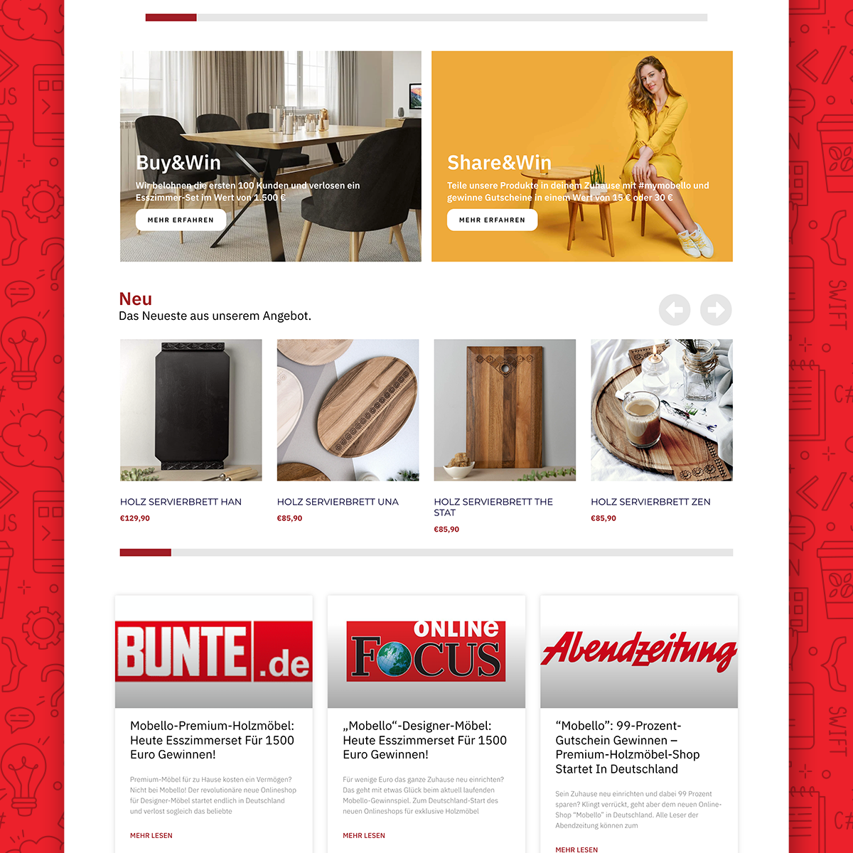 LAUNCHED MOBELLO WEB SHOP FOR THE GERMAN MARKET
