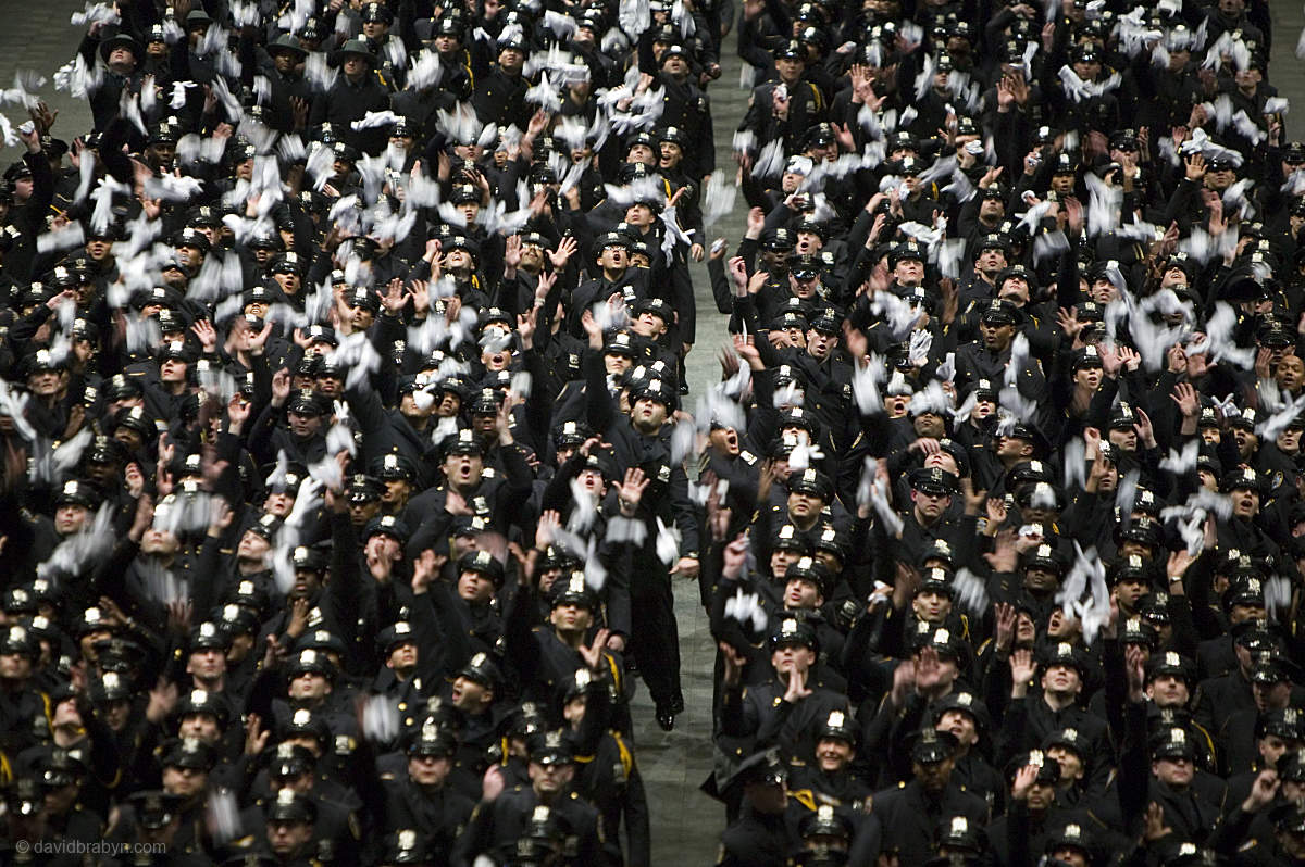 NYPD Graduation Ceremony - David Brabyn Photojournalist New York City