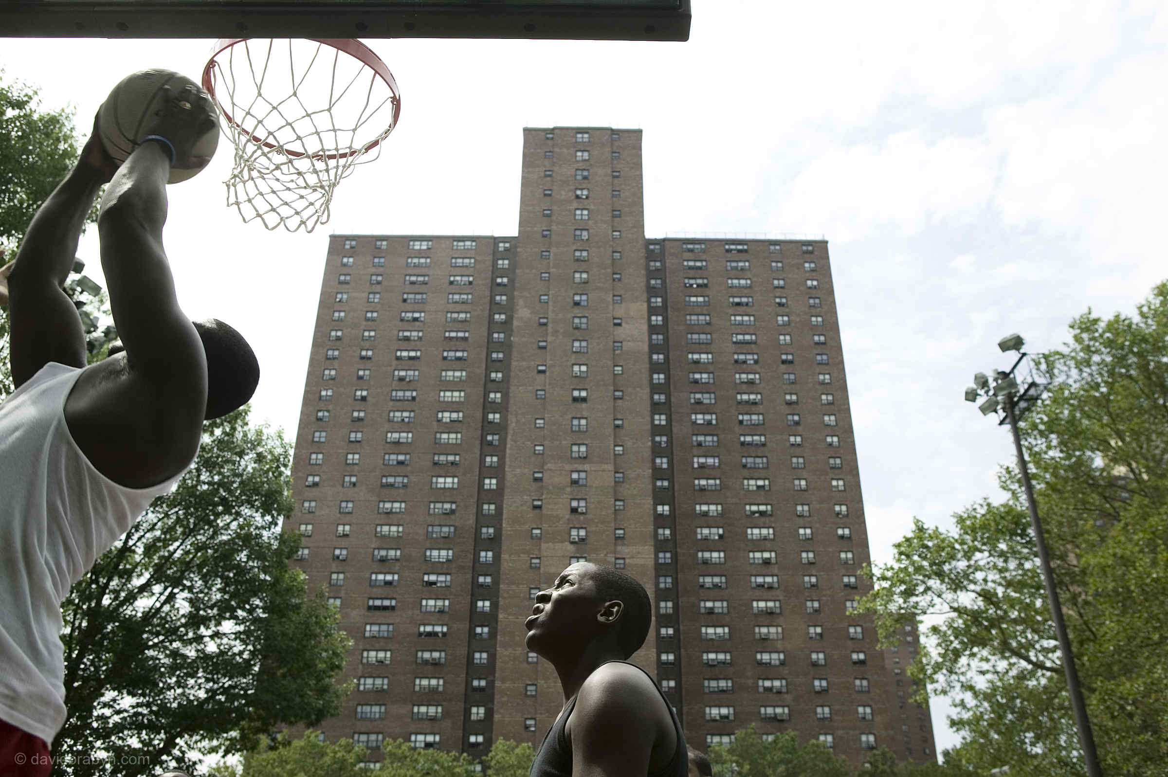 Rucker Park Tryouts - David Brabyn Photojournalist New York City
