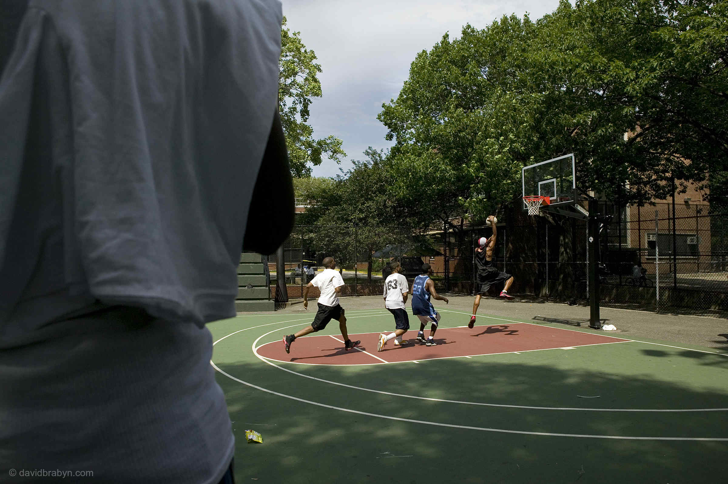 Rucker Park Tryouts - David Brabyn Photojournalist New York City