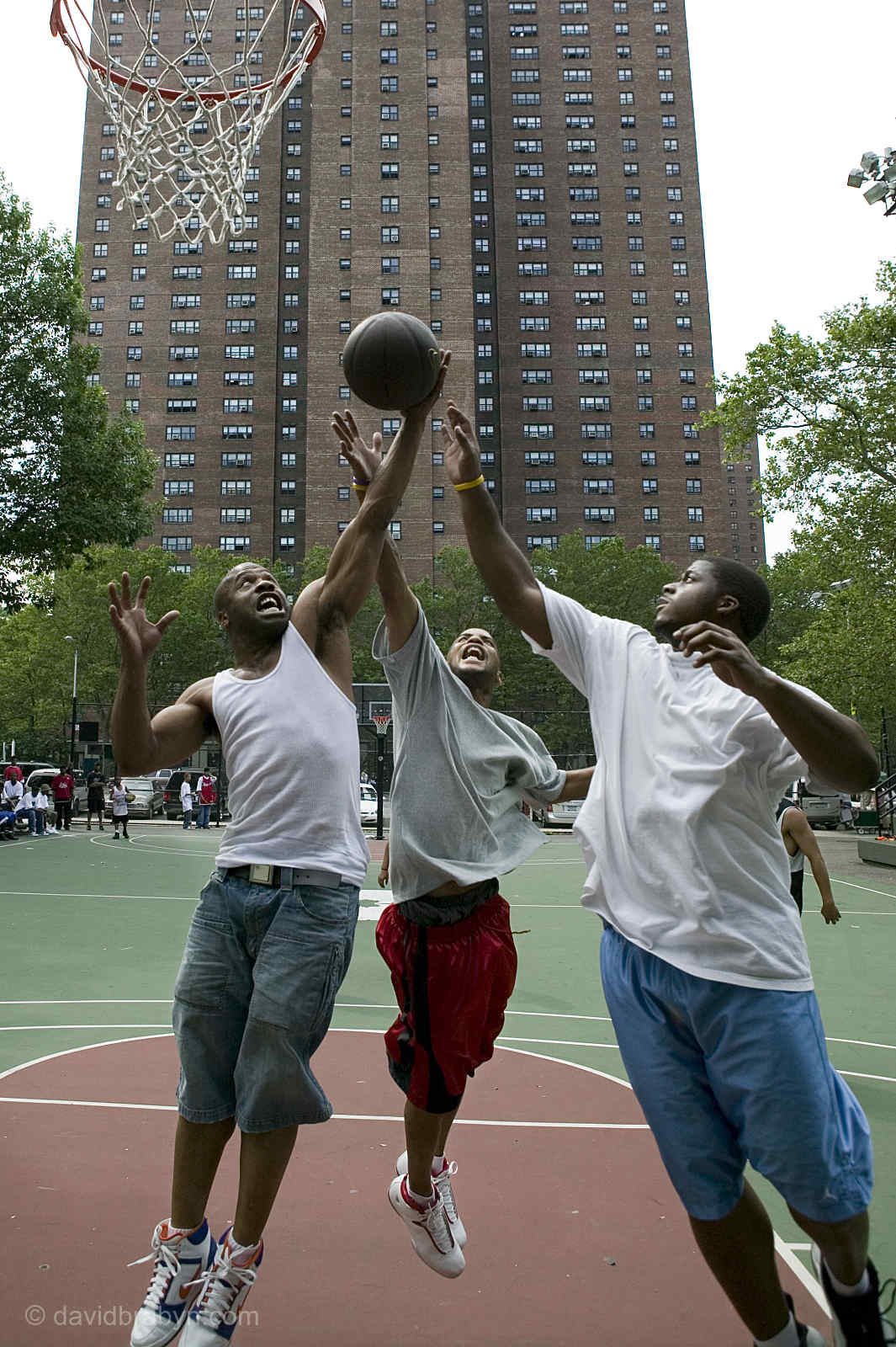 Rucker Park Tryouts - David Brabyn Photojournalist New York City
