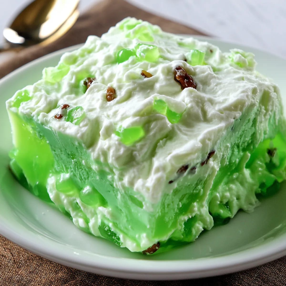 Grandma’s Lime Green Jello Salad - Homemade Kitchen