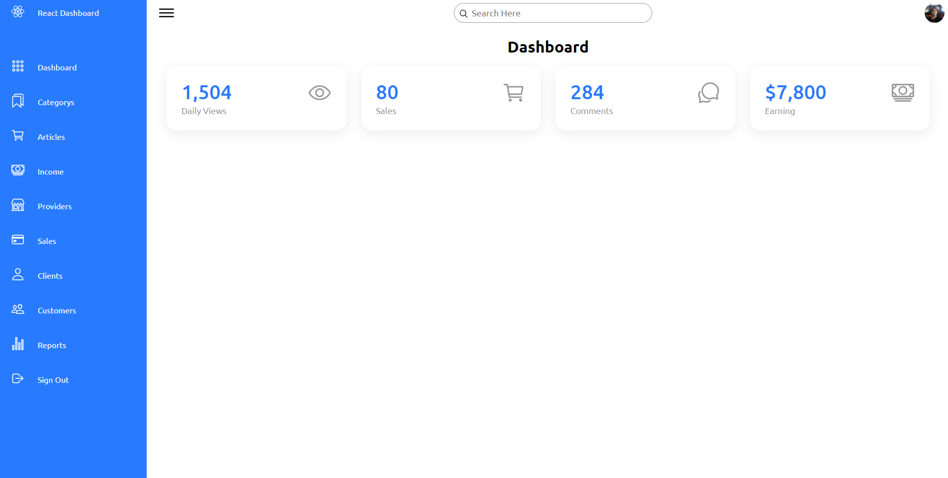 GitHub - tedescodev/react-dashboard