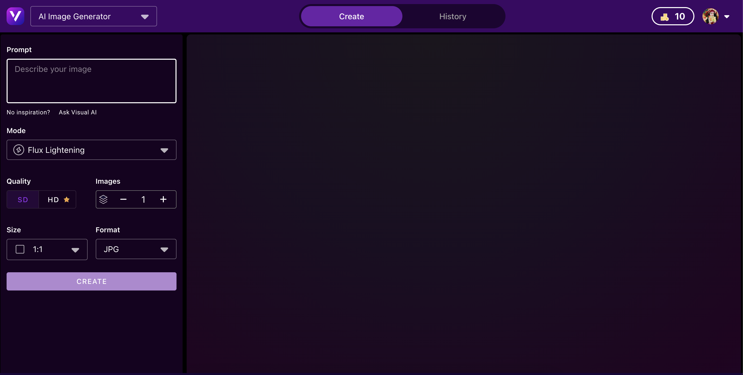 Visual AI - AI-Powered Image Generation