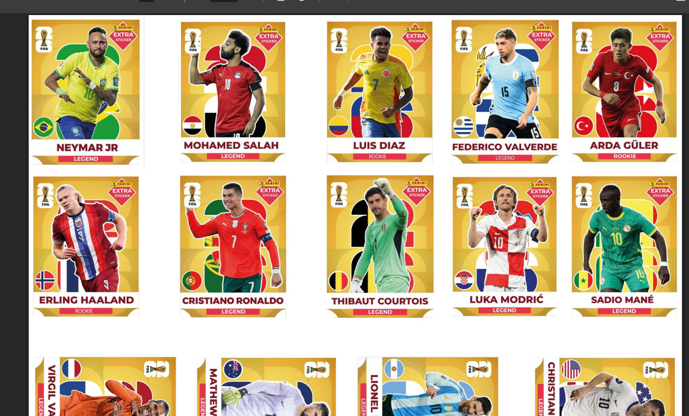 Colección Completa de Láminas Mundial 2026 – PDF Imprimible | TrustZone ...