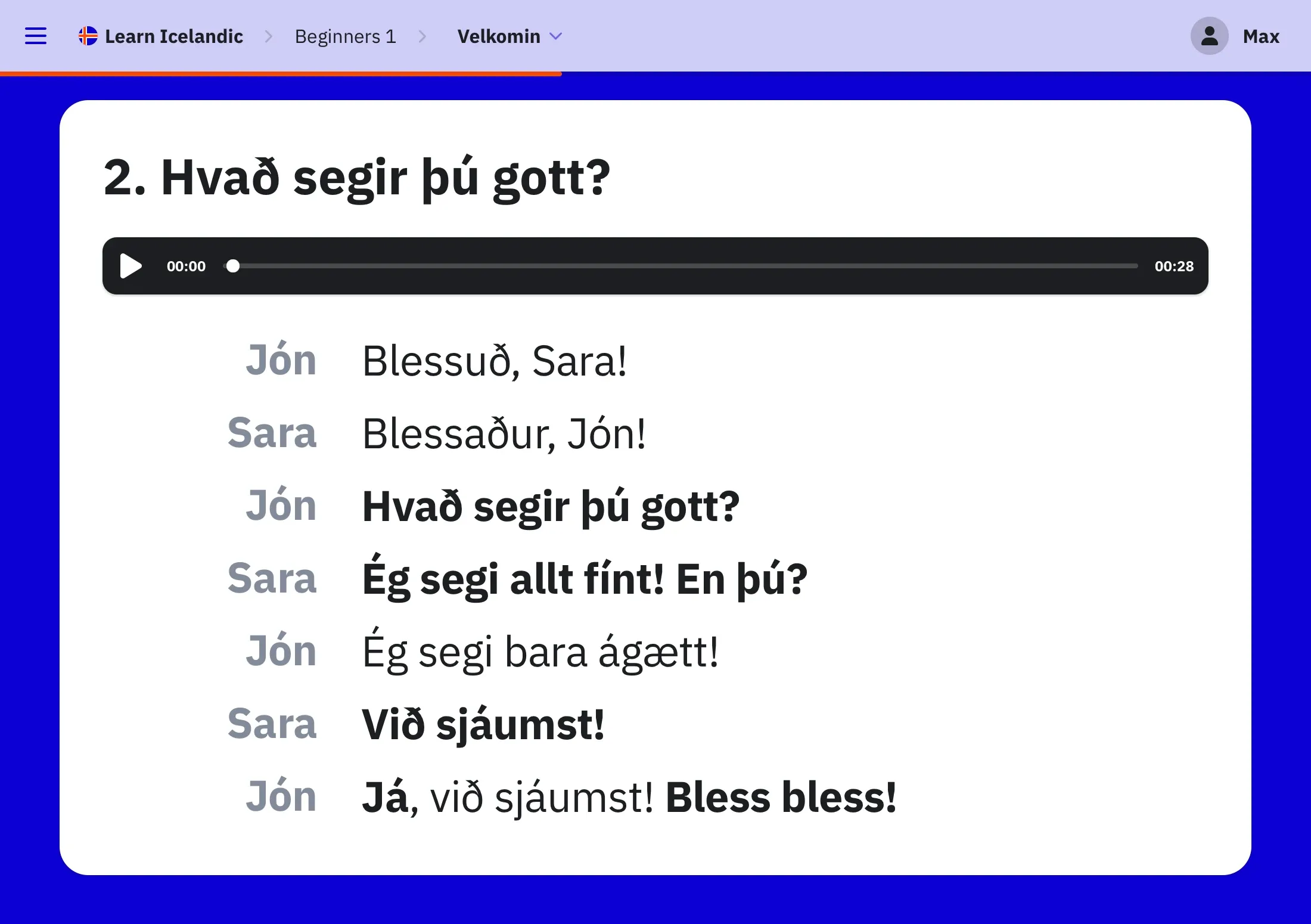Learn Icelandic | A new way to study Icelandic online