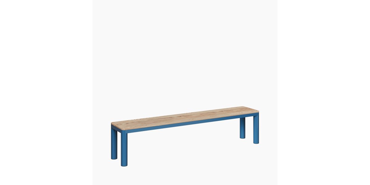 Radius Bench - Solid Ash - Extra Large