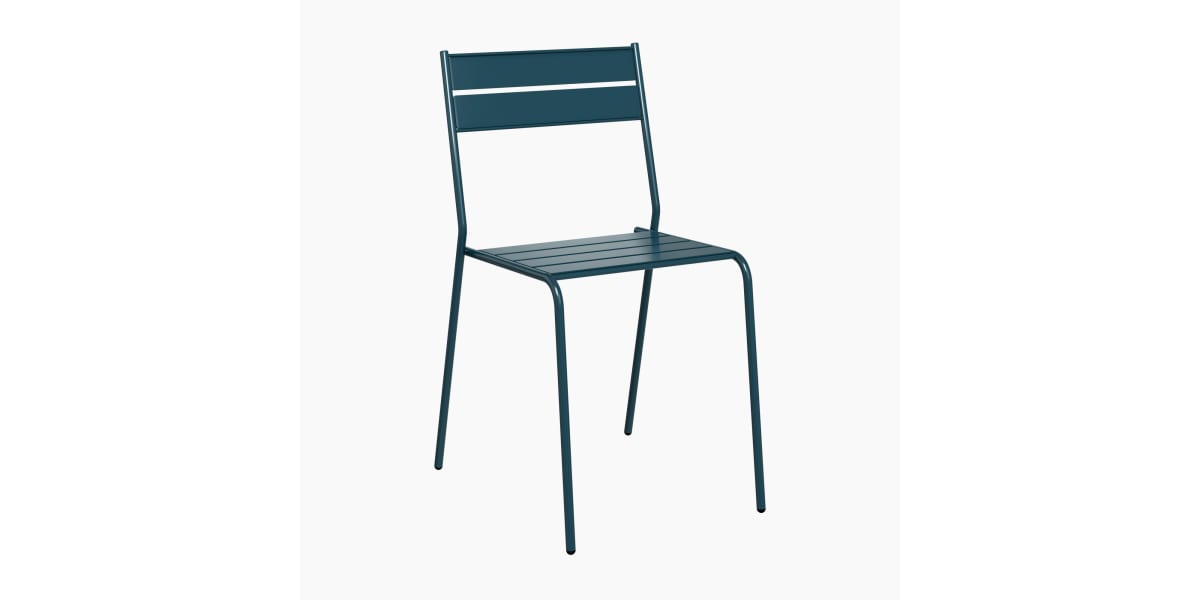 Signature Cafe Chair - Slatted Steel - One Size