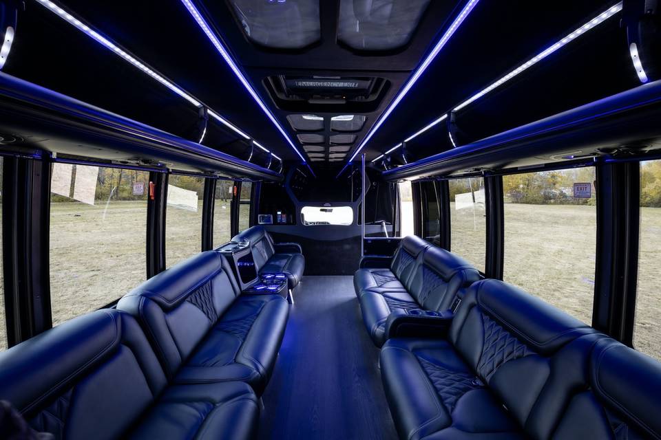 32 Pax Party Bus - Angel Limo Worldwide Transportation