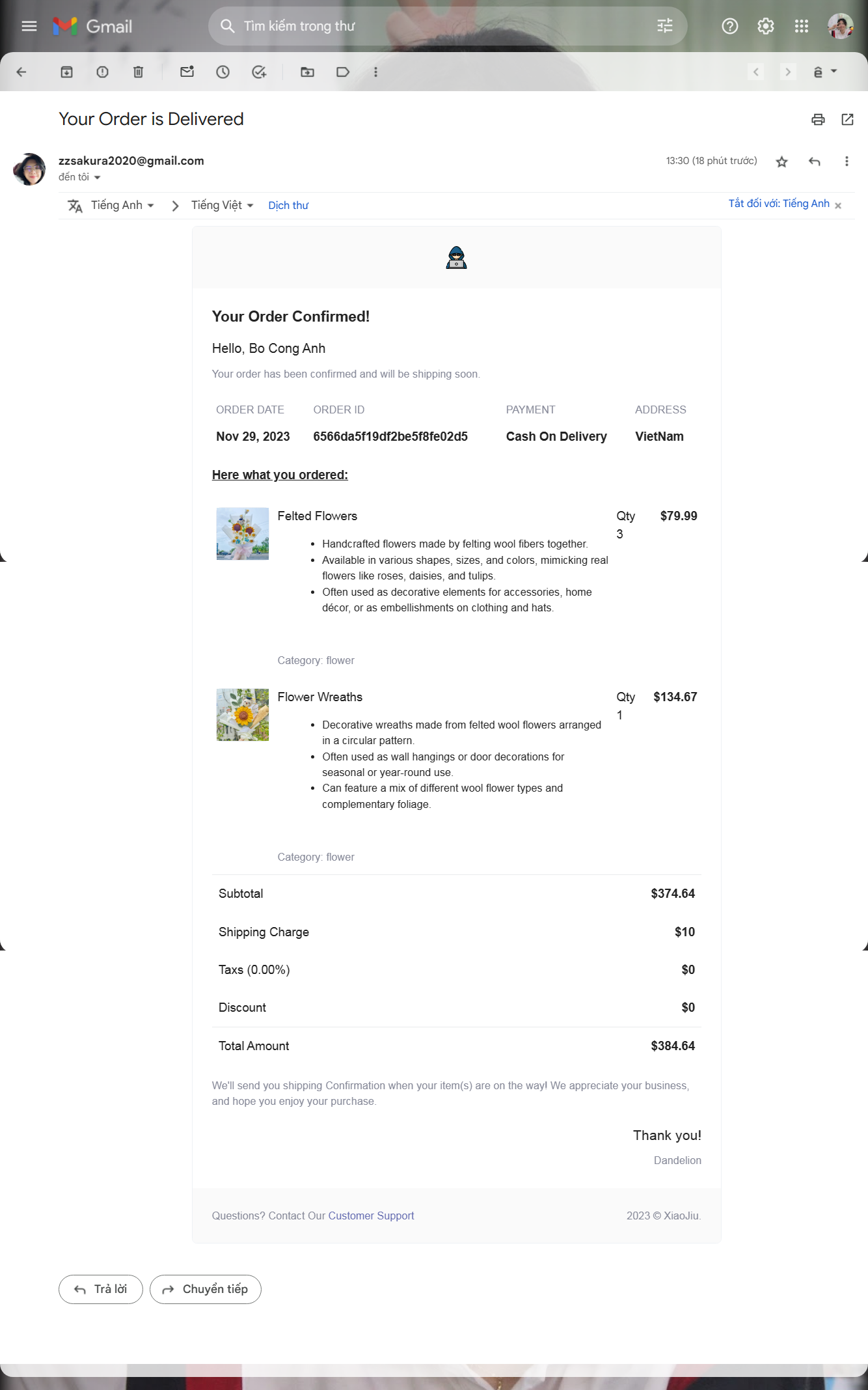 GitHub - xiaojiudev/ct449_frontend