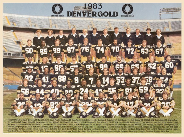 Denver Gold (USFL 1983-1985) · Team Kit · Dead Football League