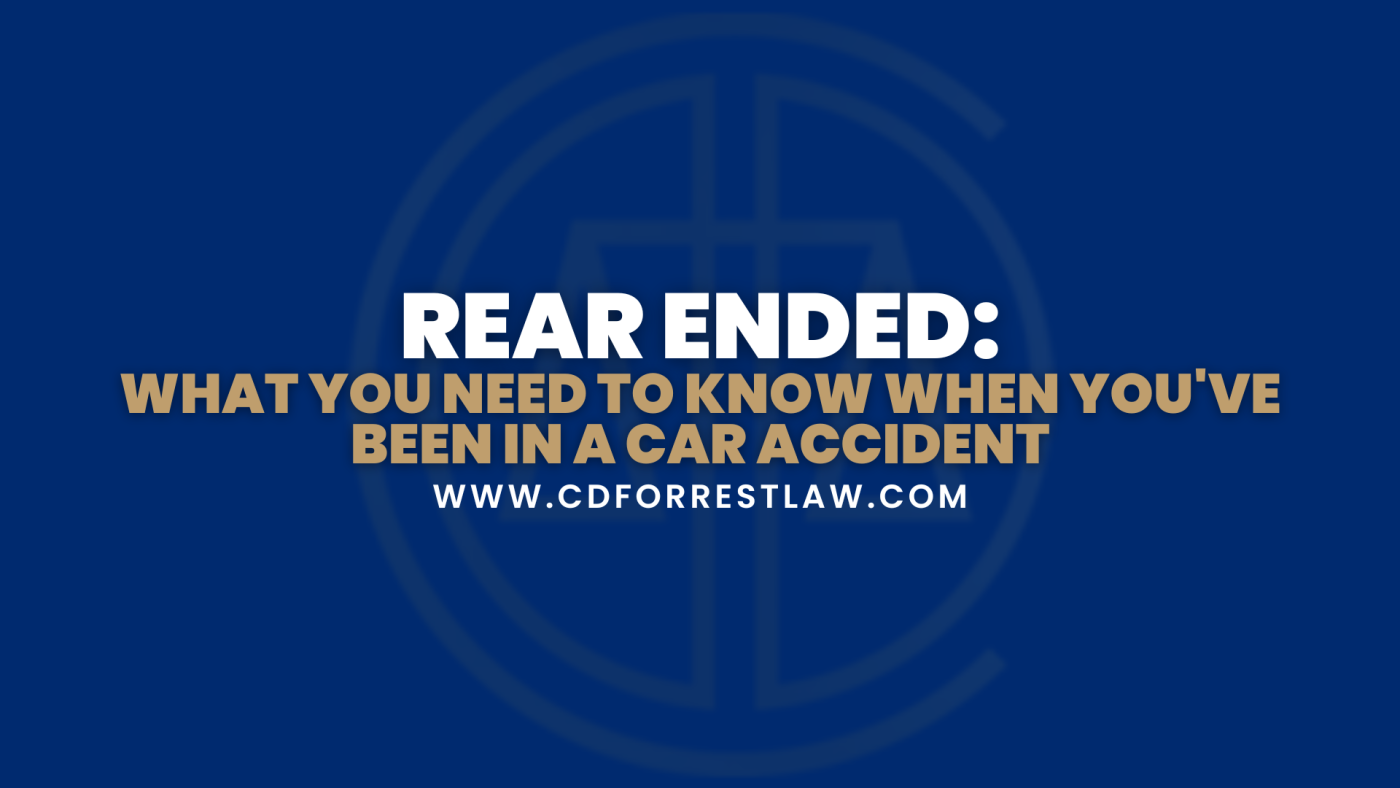 Rear Ended: What You Need to Know When You've Been in a Car Accident ...