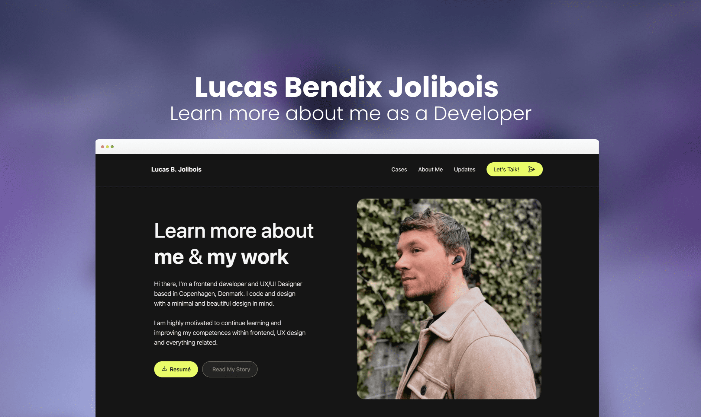 About | Lucas Jolibois | Lucas Jolibois