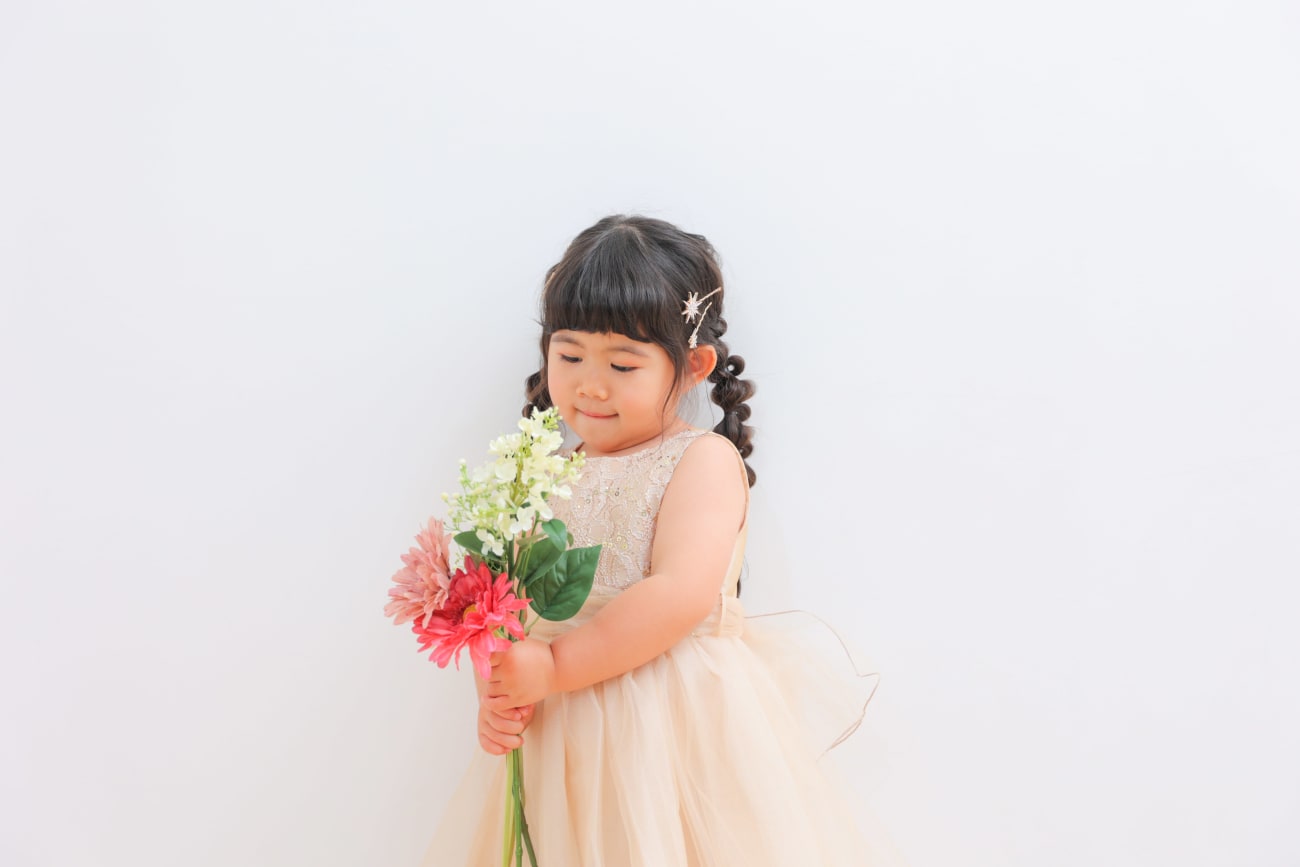 【HAPISTA枚方T-SITE店】相棒と一緒に来てくれた3歳女の子の七五三🌼🧡 | フォトスタジオ【ハピスタ】家族写真・子供写真・七五三