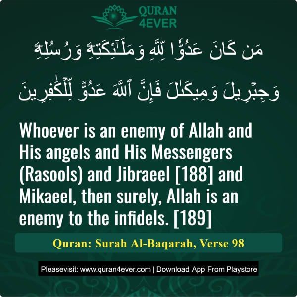 Quran -98 Surah Al-baqarah English Translation and Tafseer - Quran4Ever