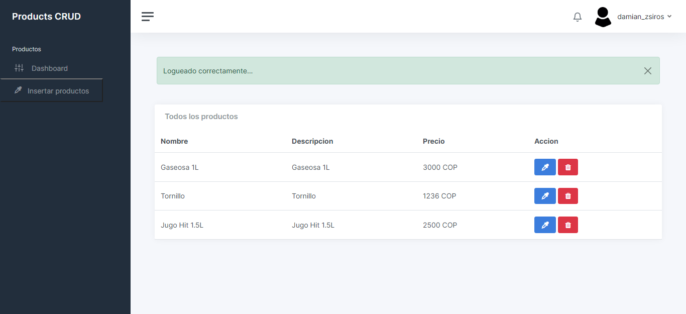 Github Damian Zsiros Progcrud Php Mysql Products Este Es Un Crud