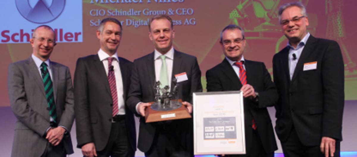 Schindler als Primus in Sachen "Digital Business Innovation"