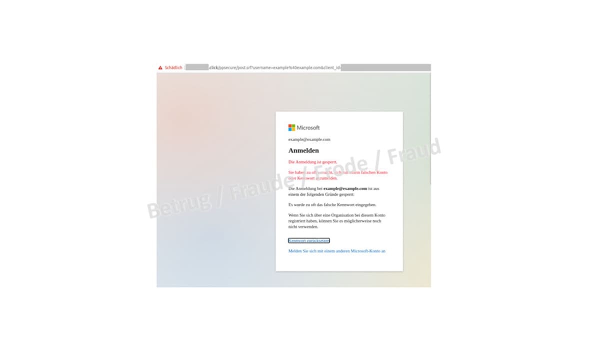 NCSC warnt vor neuer Office-365-Phishing-Variante