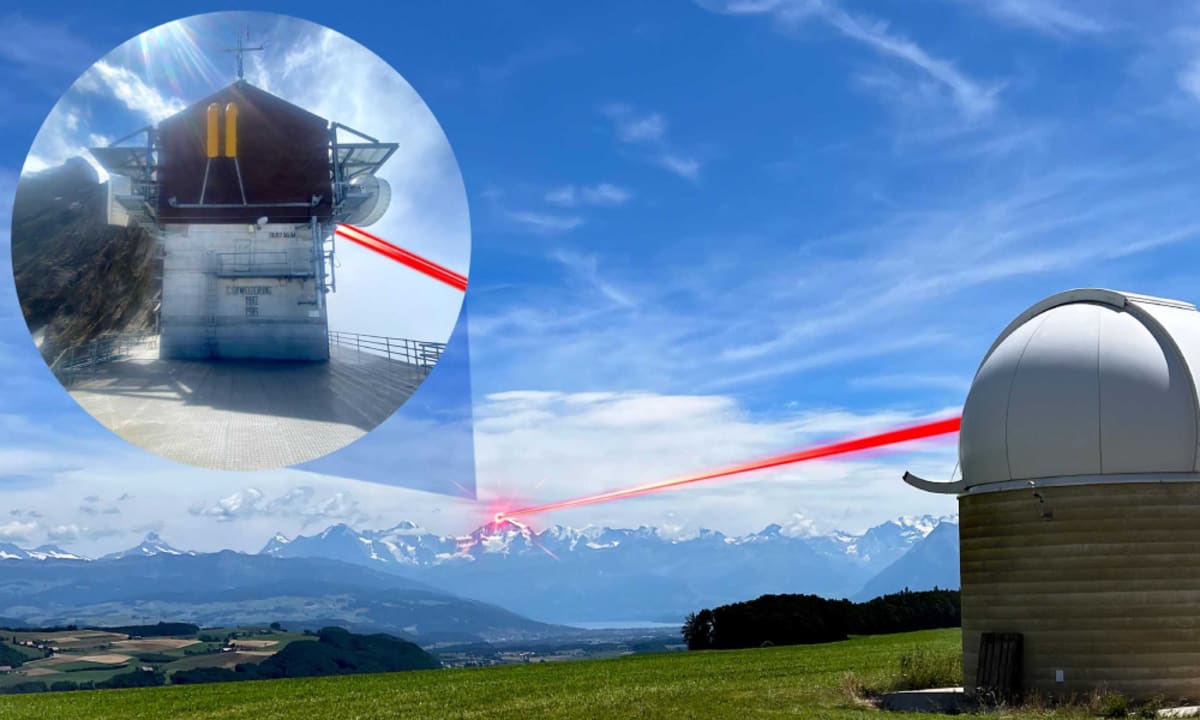 Laser ermöglicht Internet-Backbone über Satellit