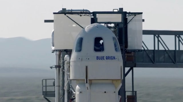 Jeff Bezos fliegt gen Weltall