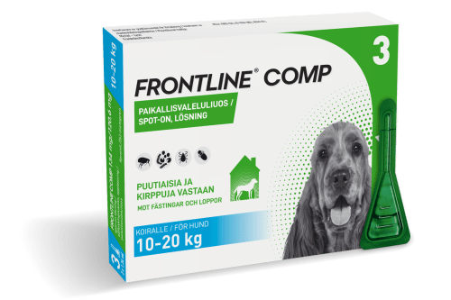 Frontect - 3 tehoinen punkkilääke koiralle | Vetcare