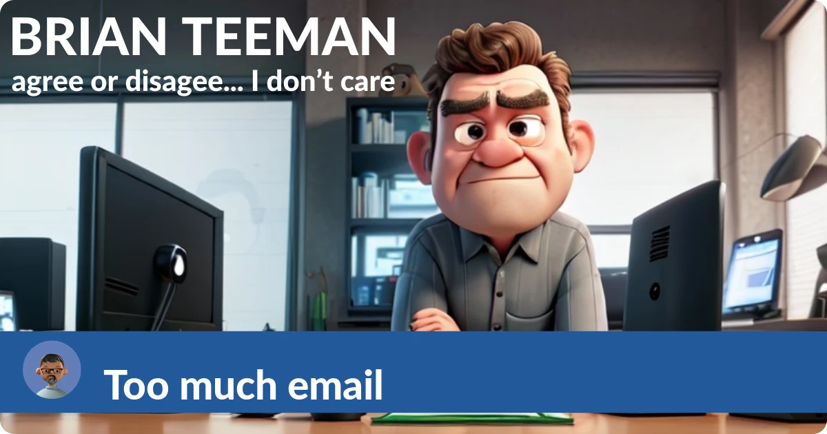 Too much email