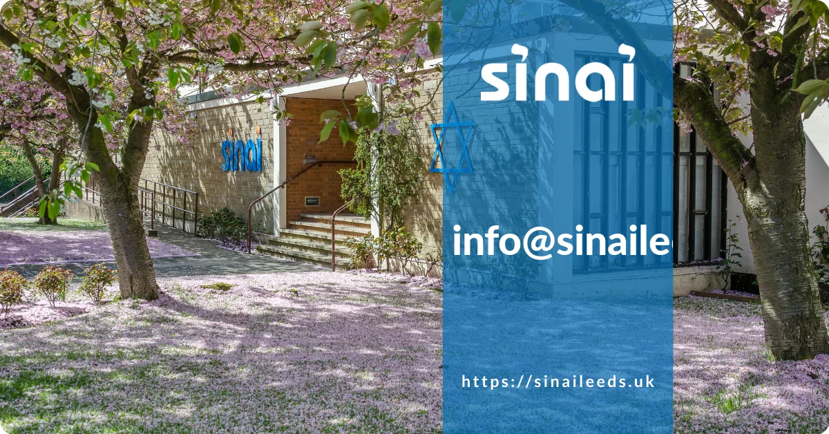 Sinai Synagogue Leeds - info@sinaileeds.uk
