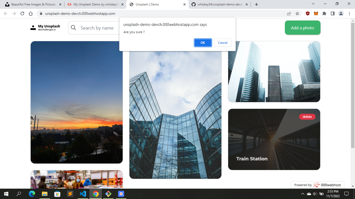 GitHub - whiskey34/unsplash-demo-devch