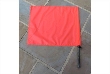 Countryside Feeders Limited | Orange Beater Flag WITH Pole