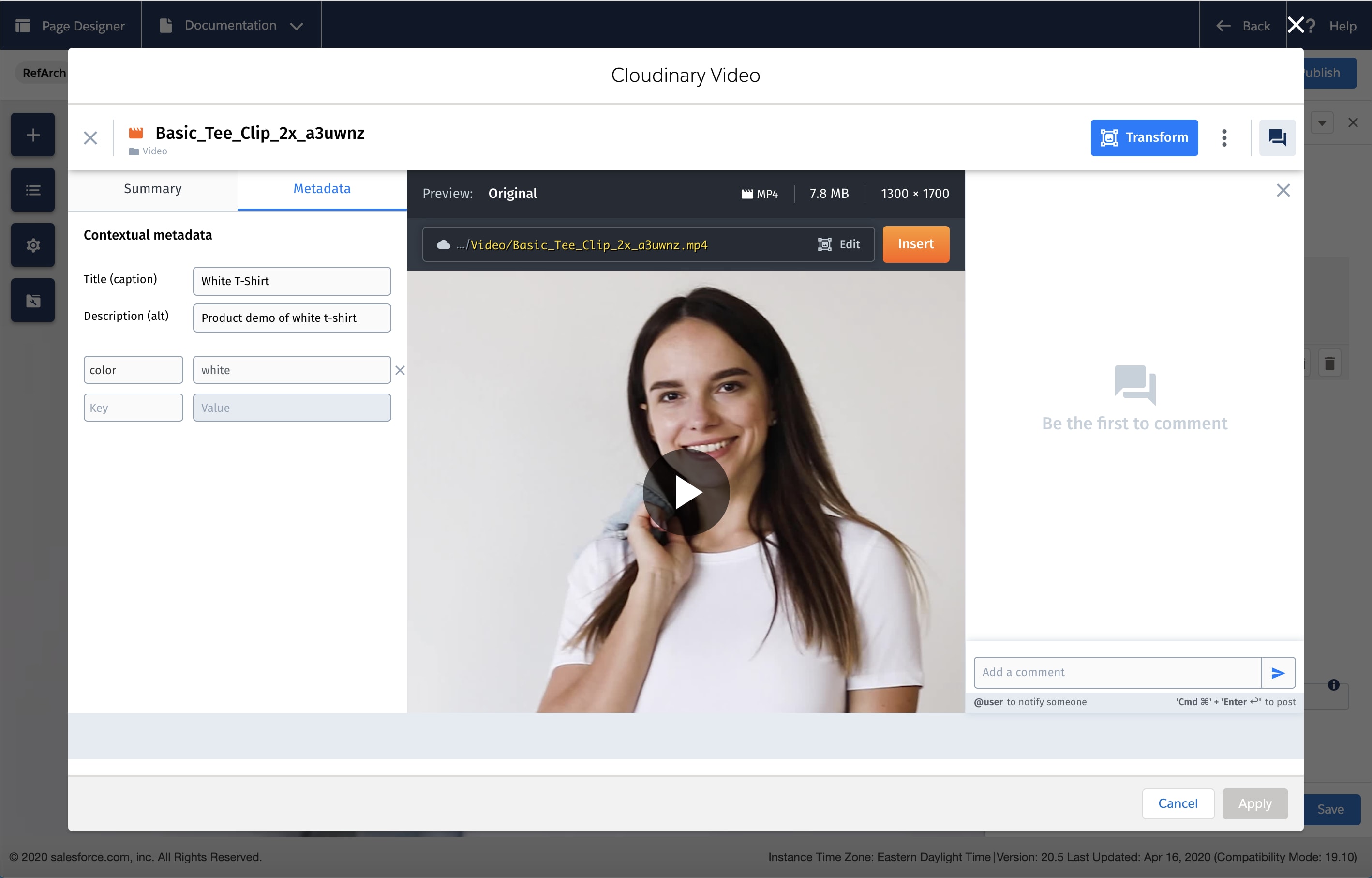 Cloudinary's Salesforce Commerce Cloud Page Designer Cartridge | Cloudinary