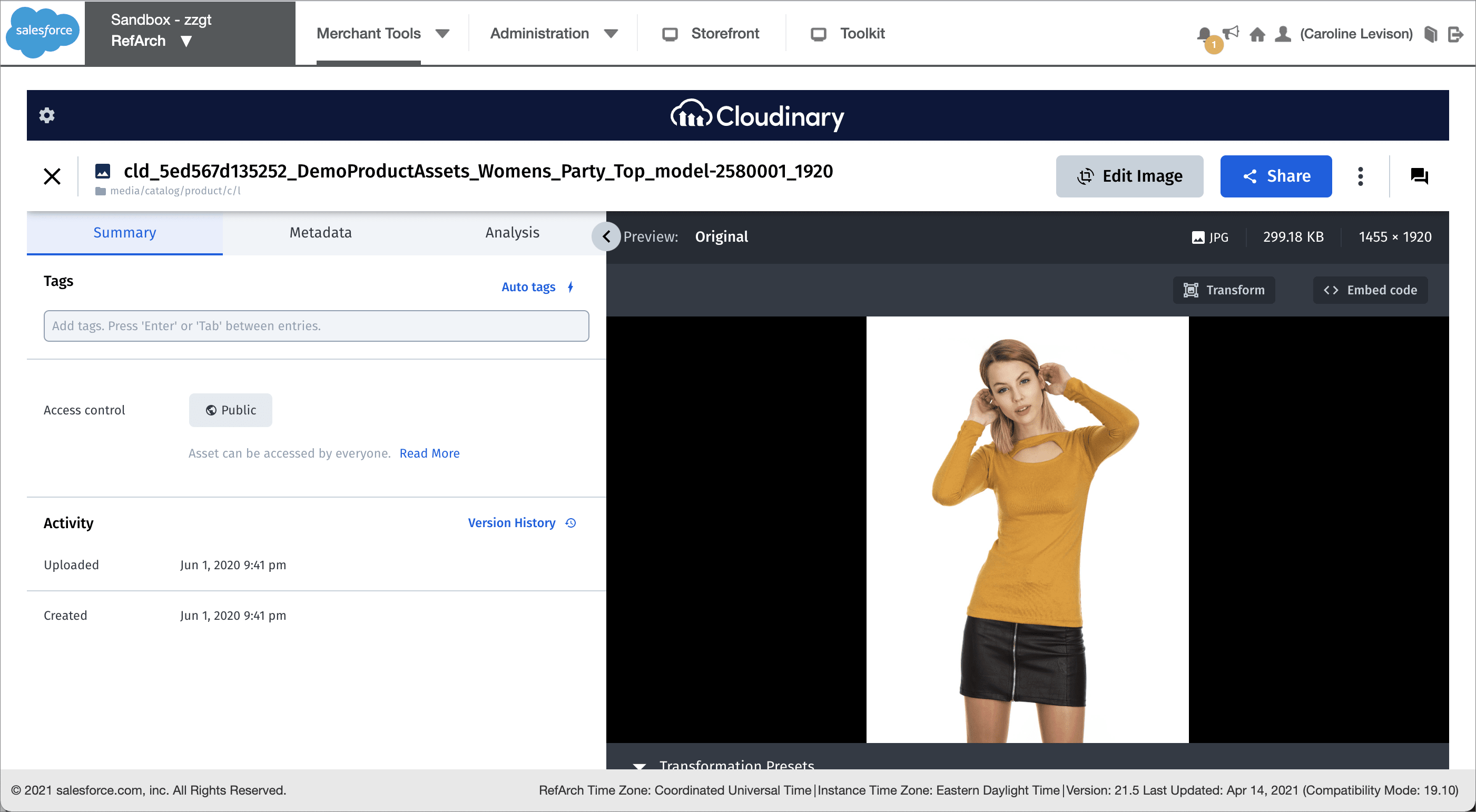 Cloudinary's Salesforce Commerce Cloud Site Cartridge | Cloudinary