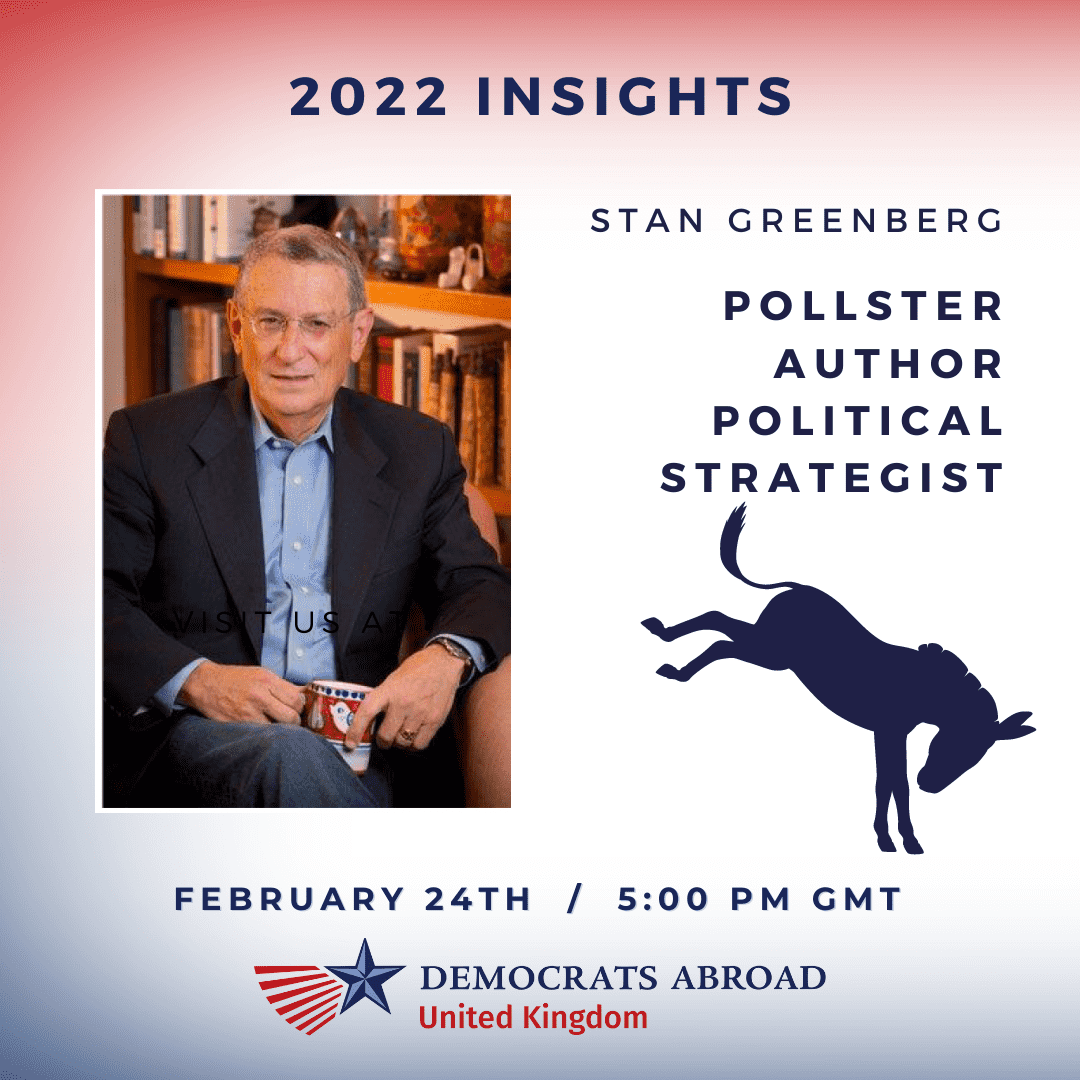 Prominent Democratic Pollster Gives Insights on 2022 US Election