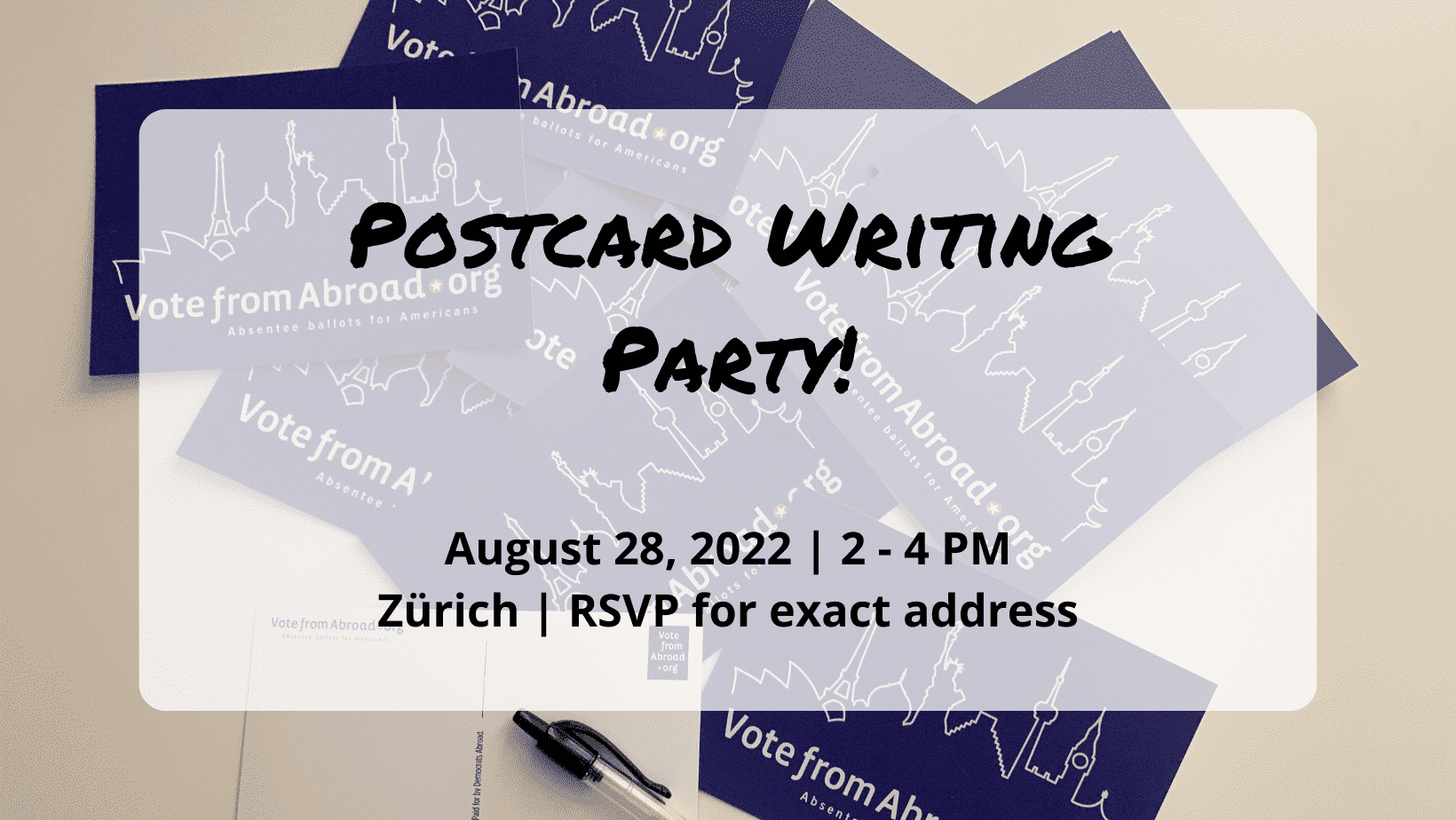 Postcard Party! - August 2022