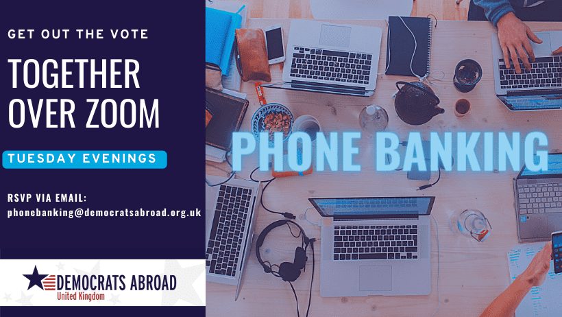 Phonebanking Together via Zoom!