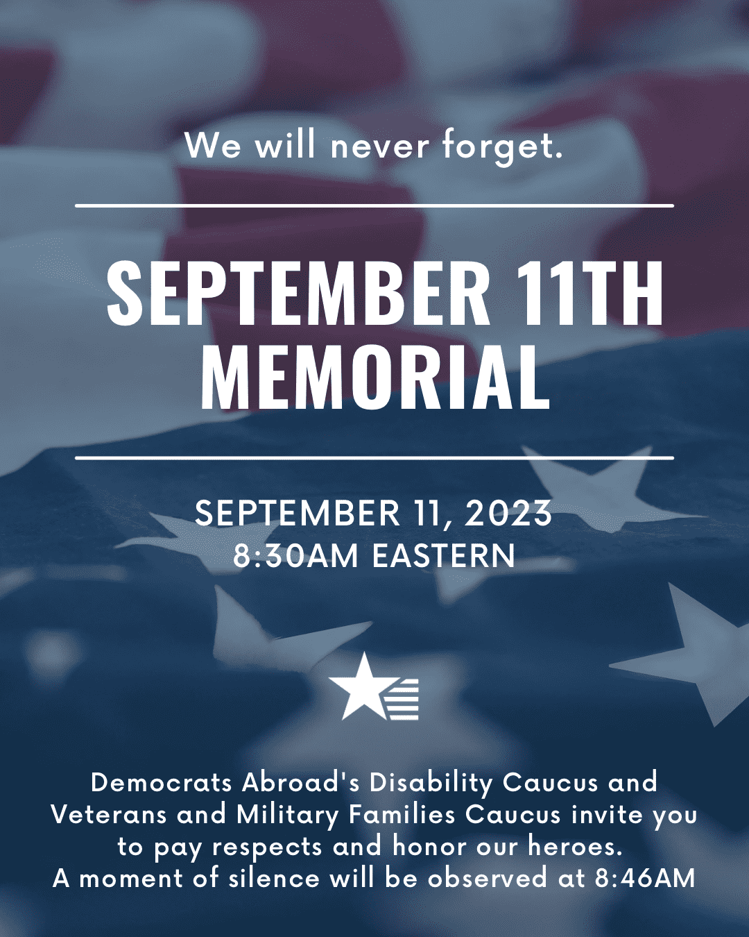 September 11th Memorial Event