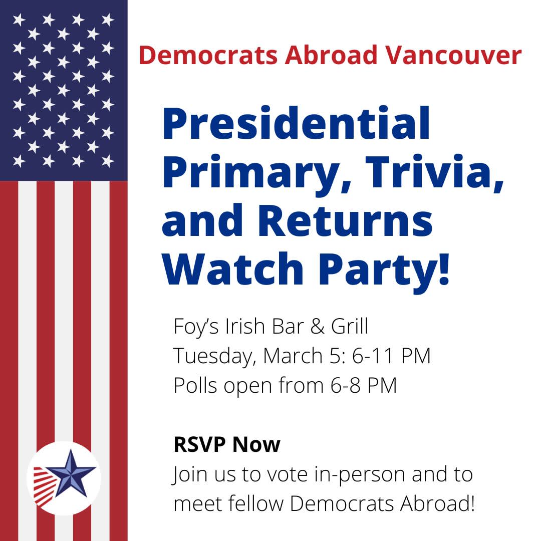 Super Tuesday Live in Vancouver: Trivia, Watch Party & Games!