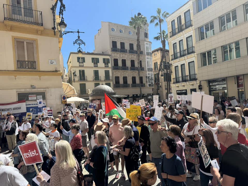 Protest Rally in Málaga Draws Big Crowd! - by Carey Ramos