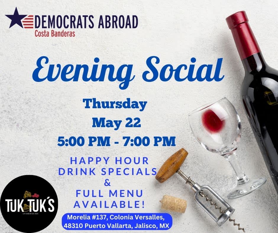 Join Us For Our Evening Social