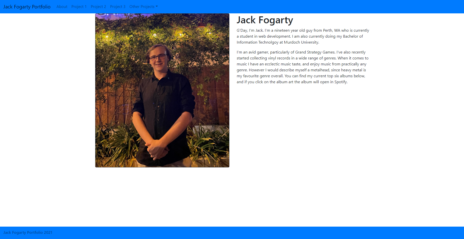 GitHub - Foggles/React-Portfolio