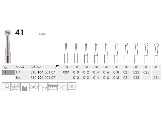 41 RA 010 staalinstrument - denta.be