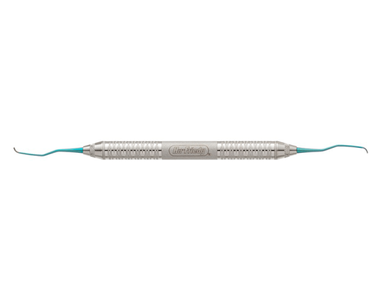Titanium implant curette Mini-Five #1/2 Satin Steel - denta.be