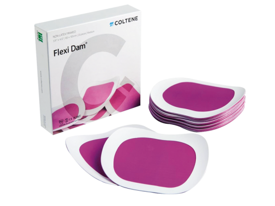 Flexi Dam Framed Non-Latex purple 100 x 105 mm medium - denta.be