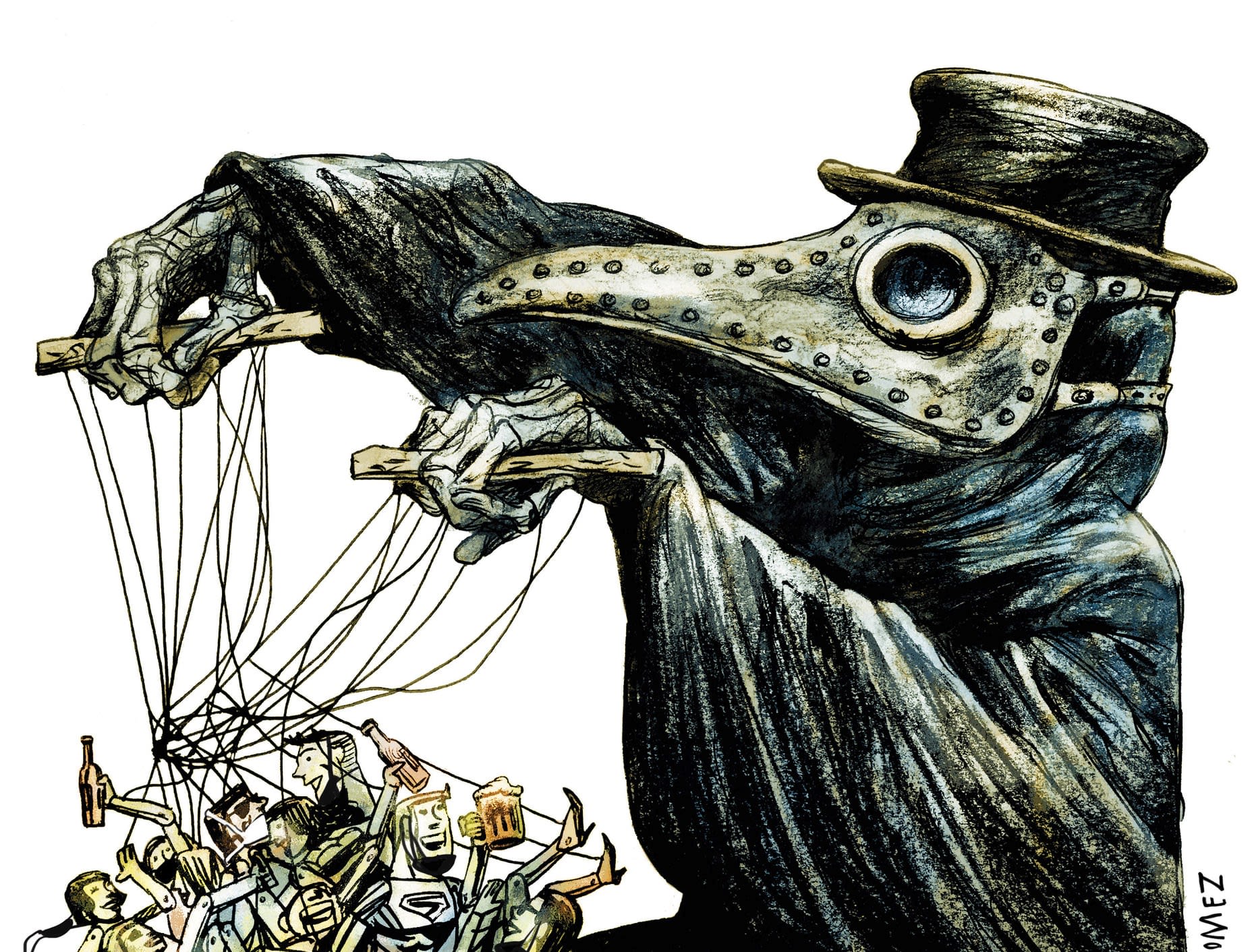 Brasileiro Cau Gomez vence PortoCartoon 2021 com "A Peste"