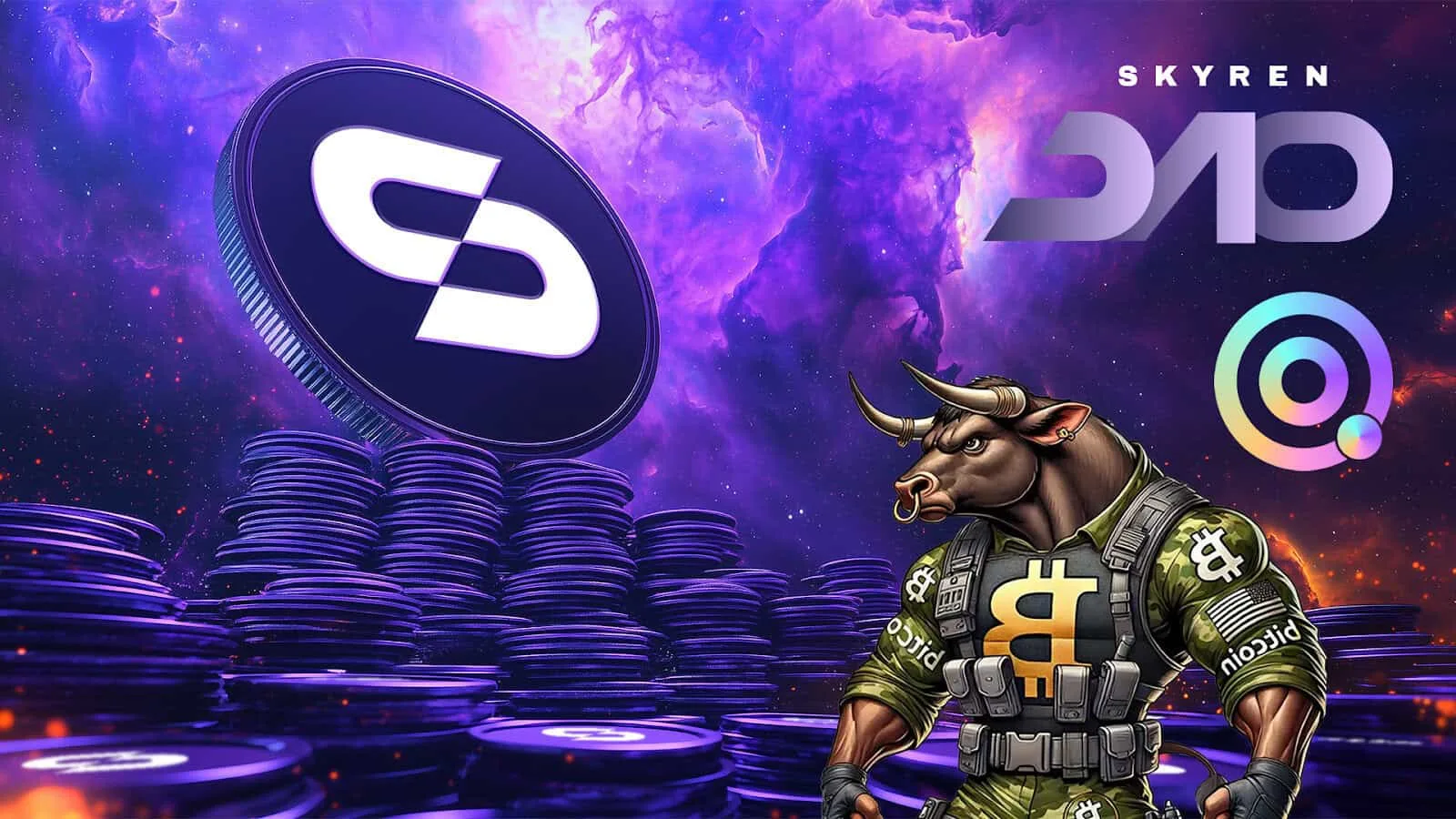 Skyren DAO's Token Surge Ignites: 500 SKYRN Awaits Qubetics And BTC ...