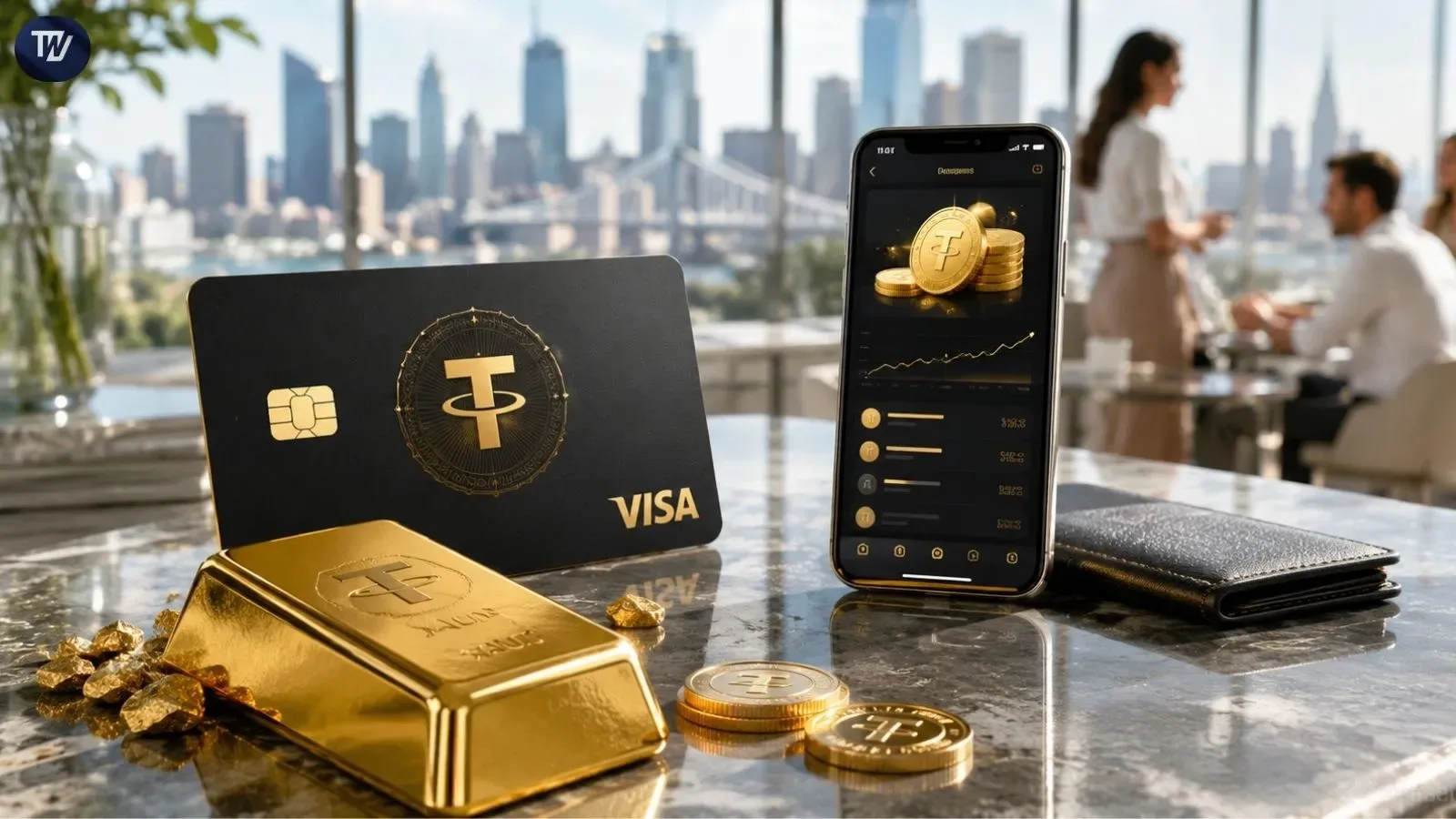Tether And Fasset Launch First Gold-Backed Visa Card Globall