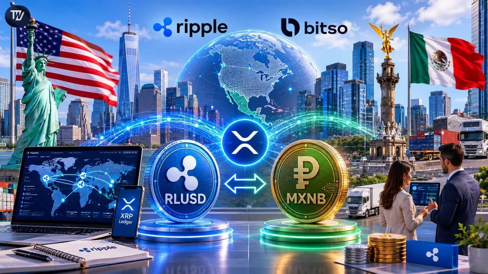 Ripple And Bitso Launch MXNB On XRPL For 2026 Payments